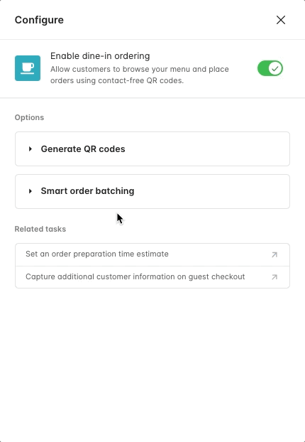 Smart Batching for group table orders